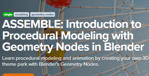 CGCookie - Introduction to Procedural Modeling with Geometry Nodes Download - AeBlender