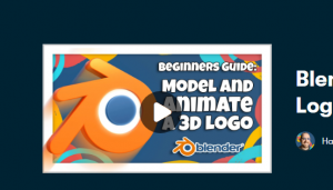 Skillshare - Blender 3D : Model and Animate a 3D Logo Course Download - AeBlender