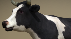 SketchFab 3DRT - Domestic Animals - Cow Model Download - AeBlender
