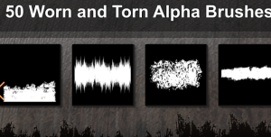 Blender 2.8+ 50 Alpha Brushes - Worn And Torn Edges Crack Download ...