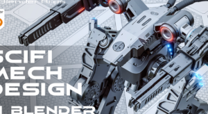 BlenderBros - Scifi Mech Design In Blender Course Download - AeBlender