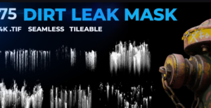 75 Dirt Leak Effect Mask 4K SEAMLESS Complete FREE Download - AeBlender