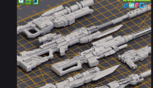 ArtStation Mech Warrior Hard Surface Kitbash 4 of 20 FREE Download ...