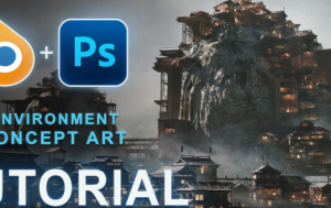 Environment Concept Art - Japanese Stilt City Tutorial Crack Download ...