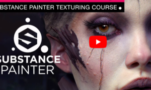 FlippedNormals Character Face Texturing in Substance Painter Download - AeBlender