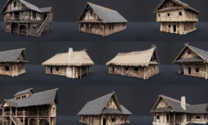 Unreal Engine 5.1 Enterable Medieval Houses & Cottages v1 Download ...