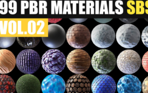 ArtStation - 99 PBR Substance Designer Materials Vol.02 Crack Download ...