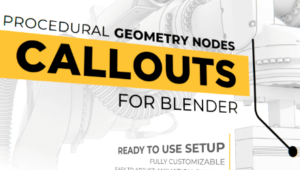 Blender 4 Procedural Geometry Nodes Callouts 2024 Download - AeBlender